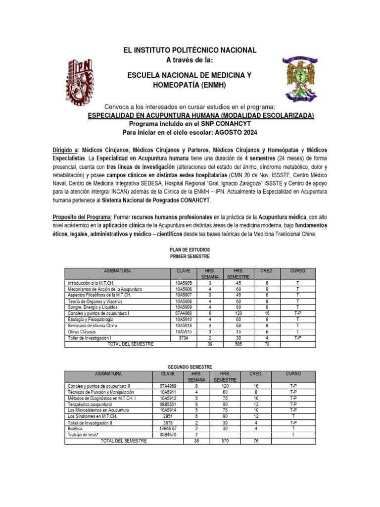 El Instituto Politécnico Nacional A Través de La: Escuela Nacional de ...