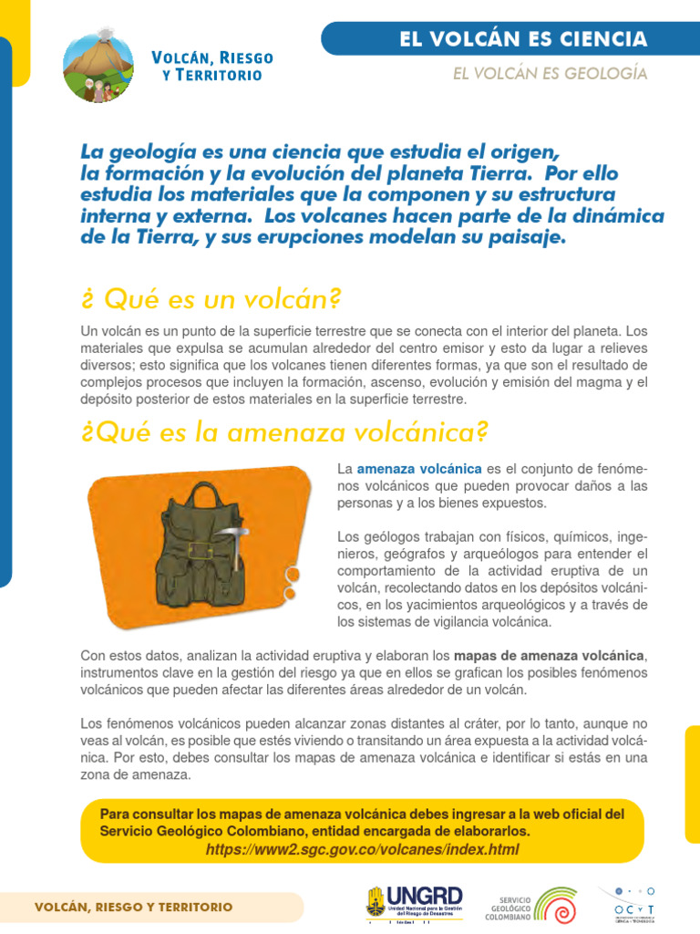EL VOLCAN ES CIENCIA | PDF | Volcán | Tipos de erupciones volcánicas