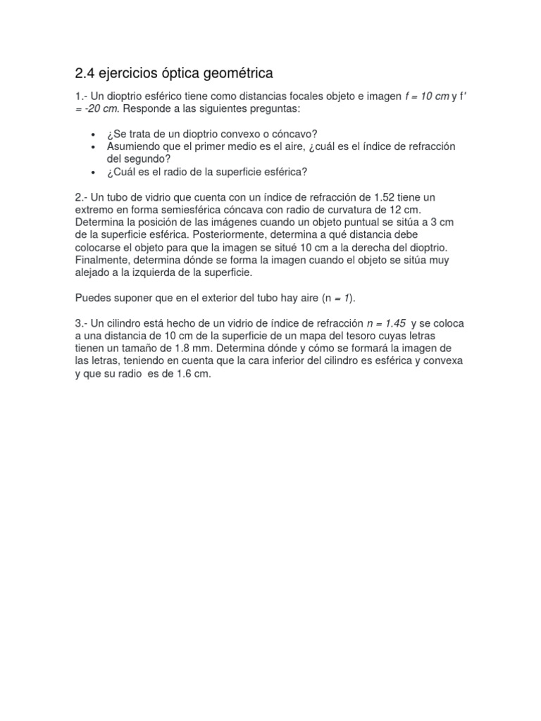 2.4 ejercicios | PDF