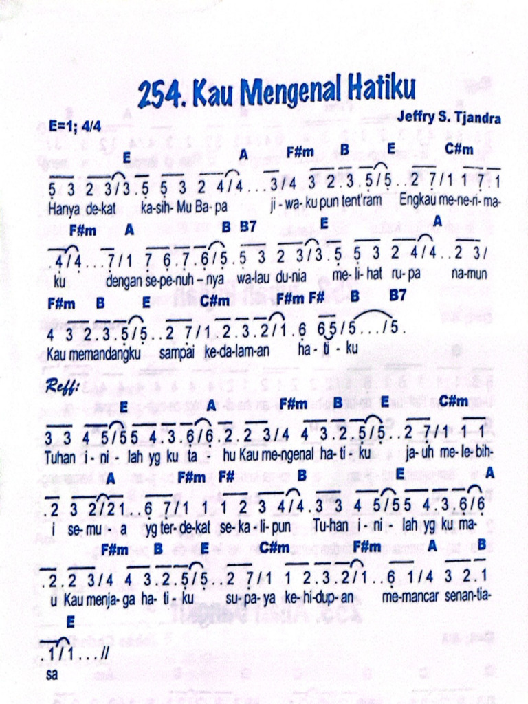 Kau Mengenal Hatiku | PDF