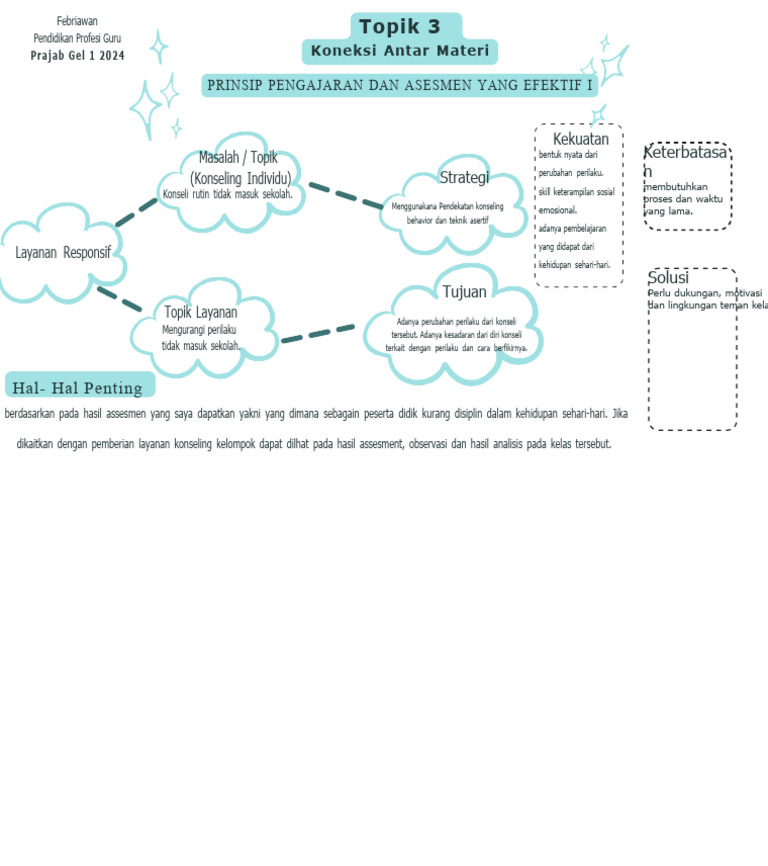Tp. 3 Koneksi Antar Materi Prinsip Pengajaran Dan Assesmen Yang Efektif I | PDF