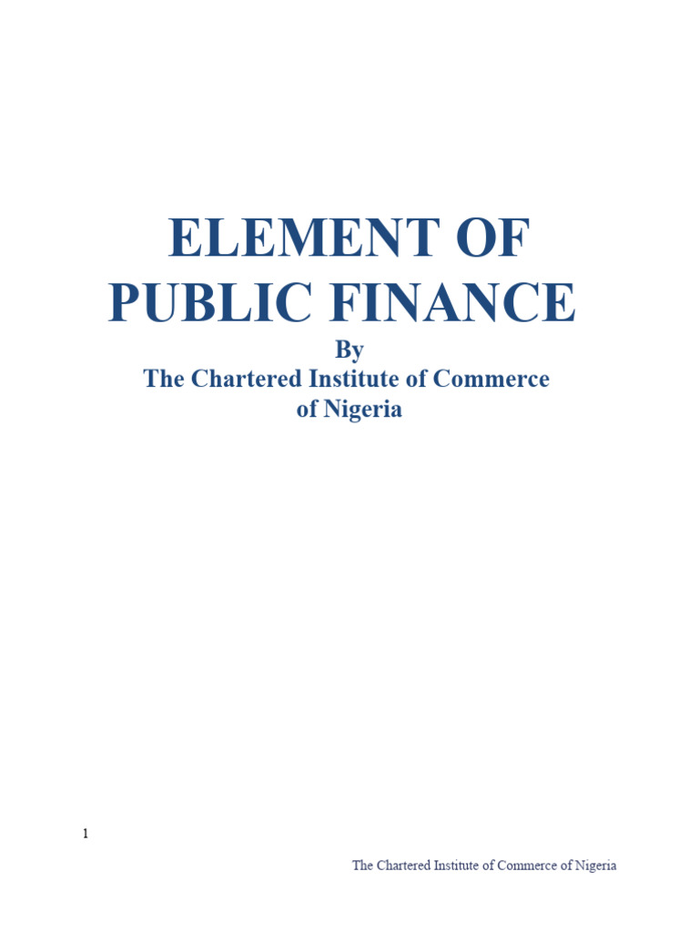 Public Finance Fundamentals Guide | PDF | Taxes | Fiscal Policy