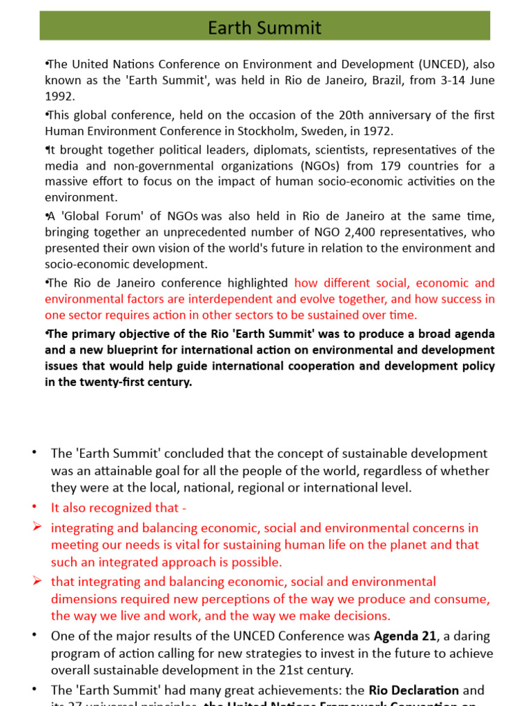 Earth Summit Onwards - Year 2 | Download Free PDF | Kyoto Protocol ...
