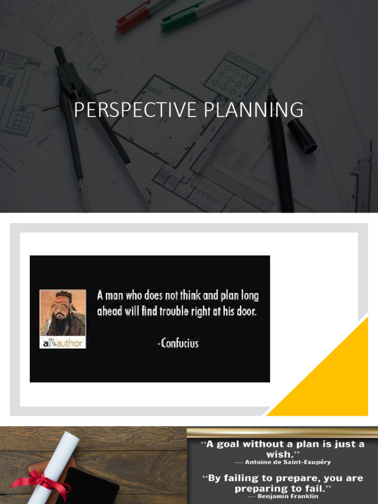 PERSPECTIVE-PLANNING | PDF | Policy | Goal