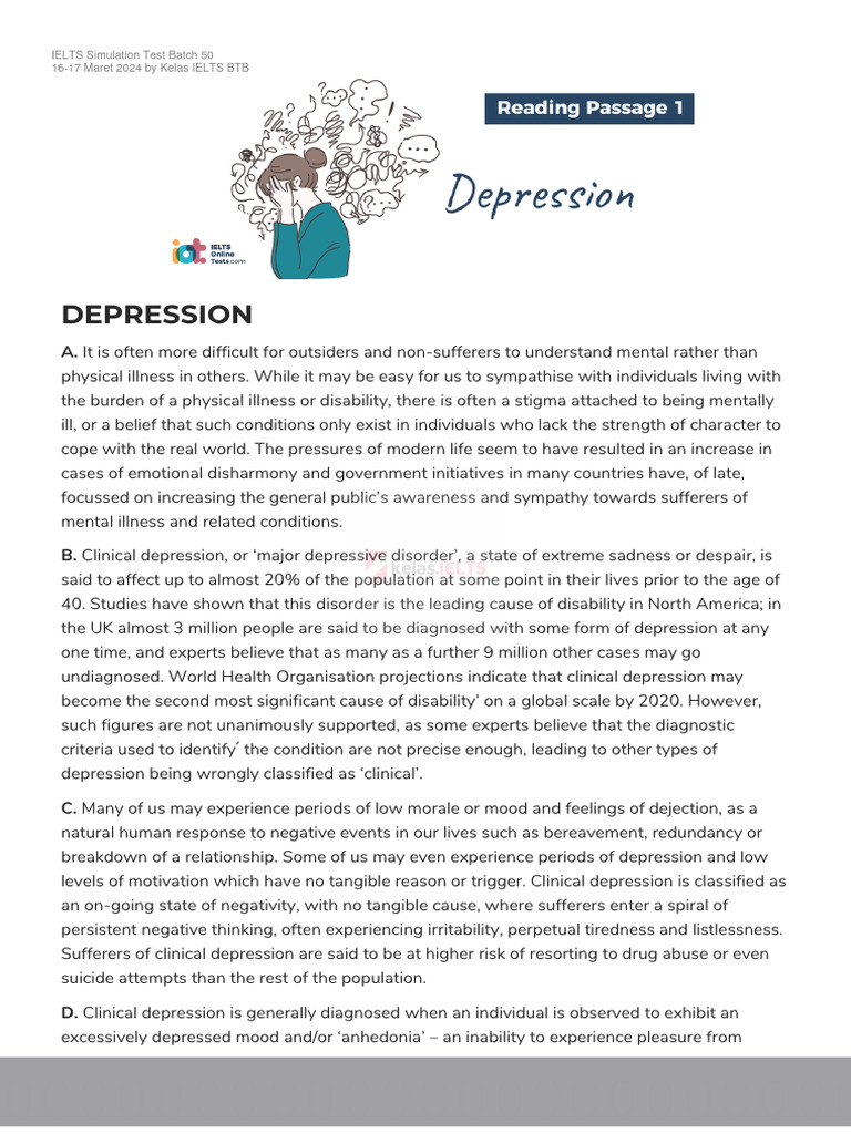 PAKET READING 16-17 Maret 2024 KELAS IELTS BTB | PDF | Clinical Trial | Phases Of Clinical Research