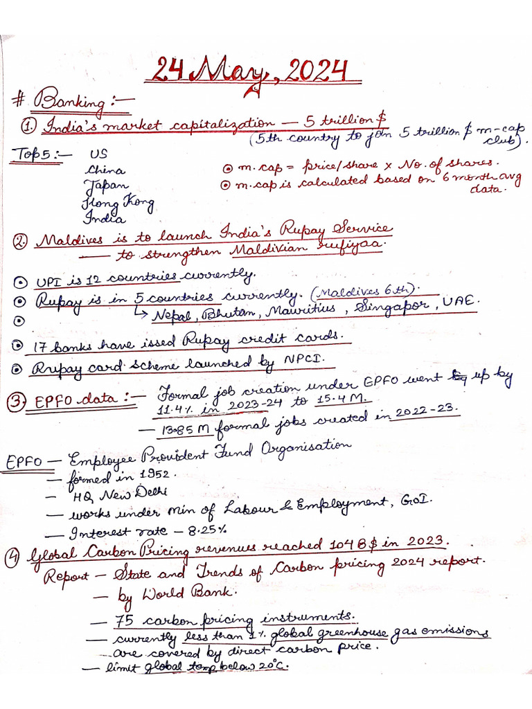 24th May Handwritten Notes CA | PDF