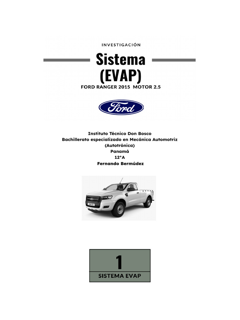 Sistema Evap | PDF | Presión | Motores