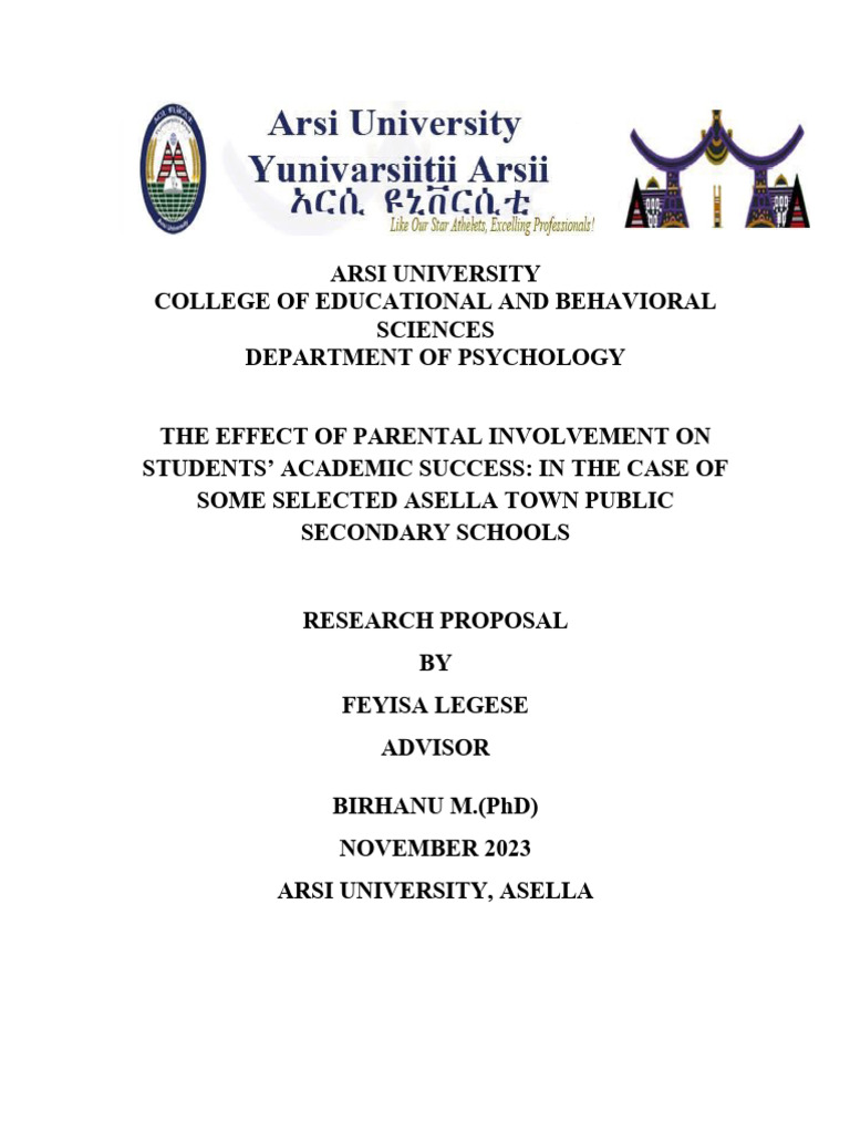 Feyisa Proposal 2nd Draft | PDF | Homework