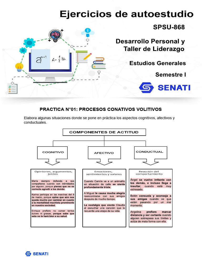 Ejercicios U8 | PDF | Motivación | Motivacional
