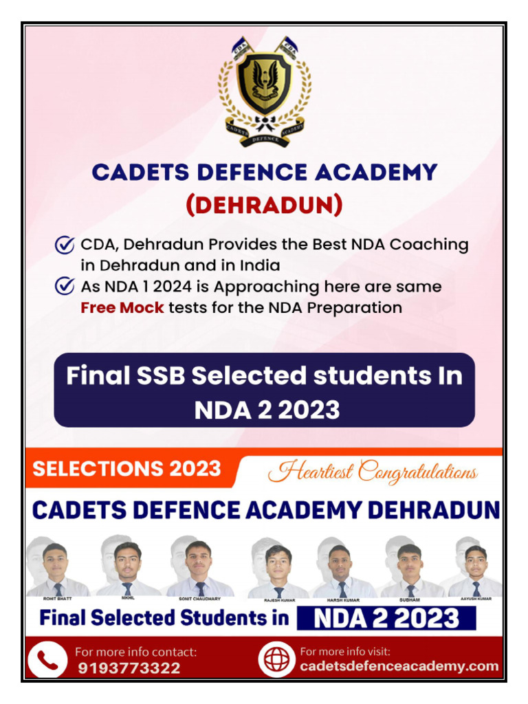 NDA Maths Mock Test April 2024 | PDF | Abstract Algebra | Algebra