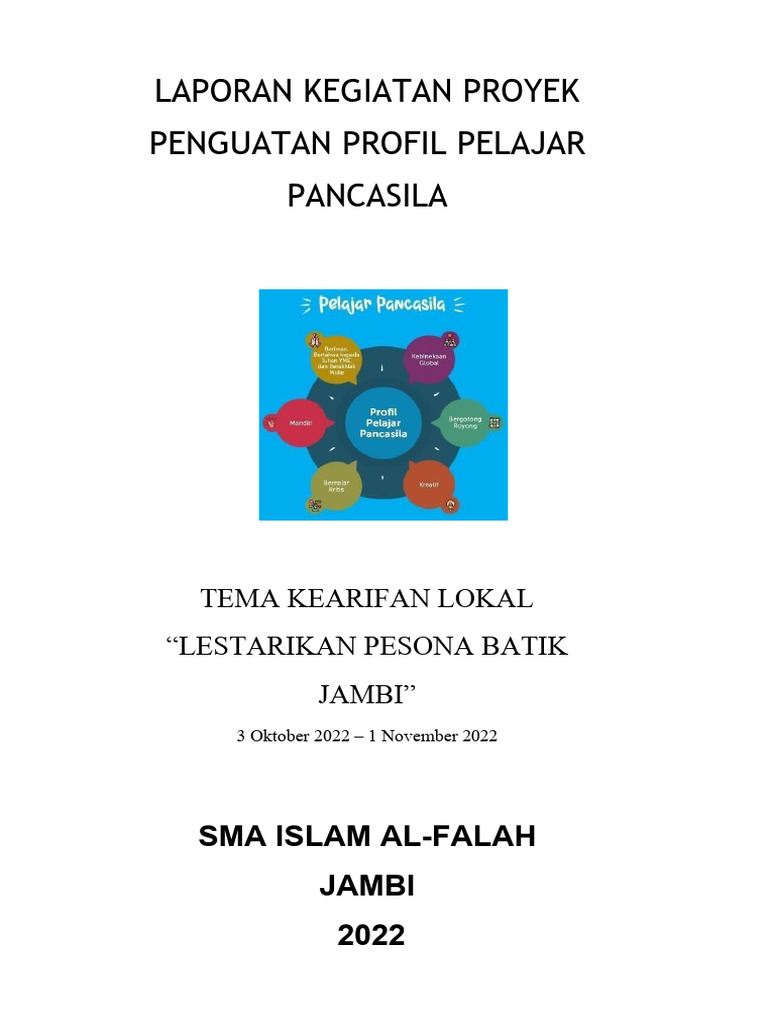Laporan Projek Kearifan Lokal | PDF Laporan Projek Kearifan Lokal | PDF