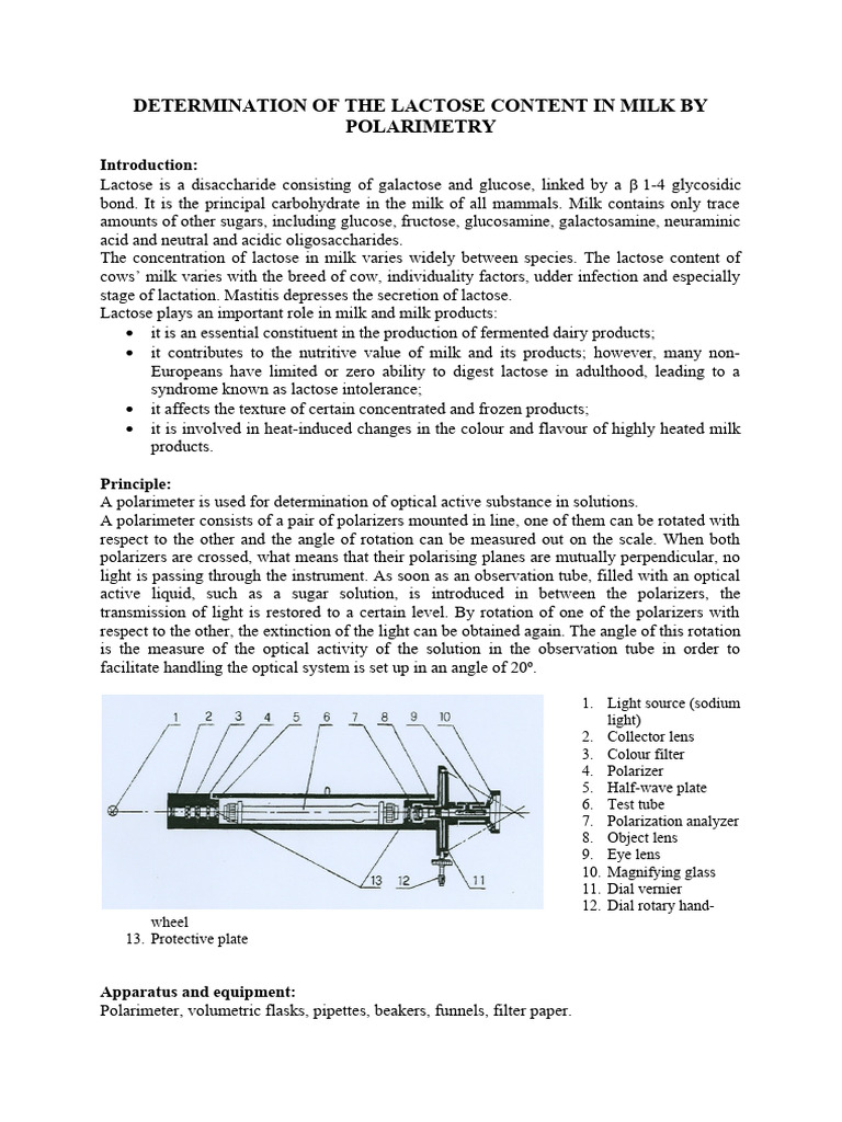 FoodChemistry_Lab_Milk | PDF | Titration | Chemistry