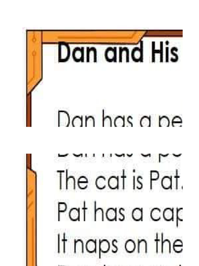 Dan and His Cat Read | PDF