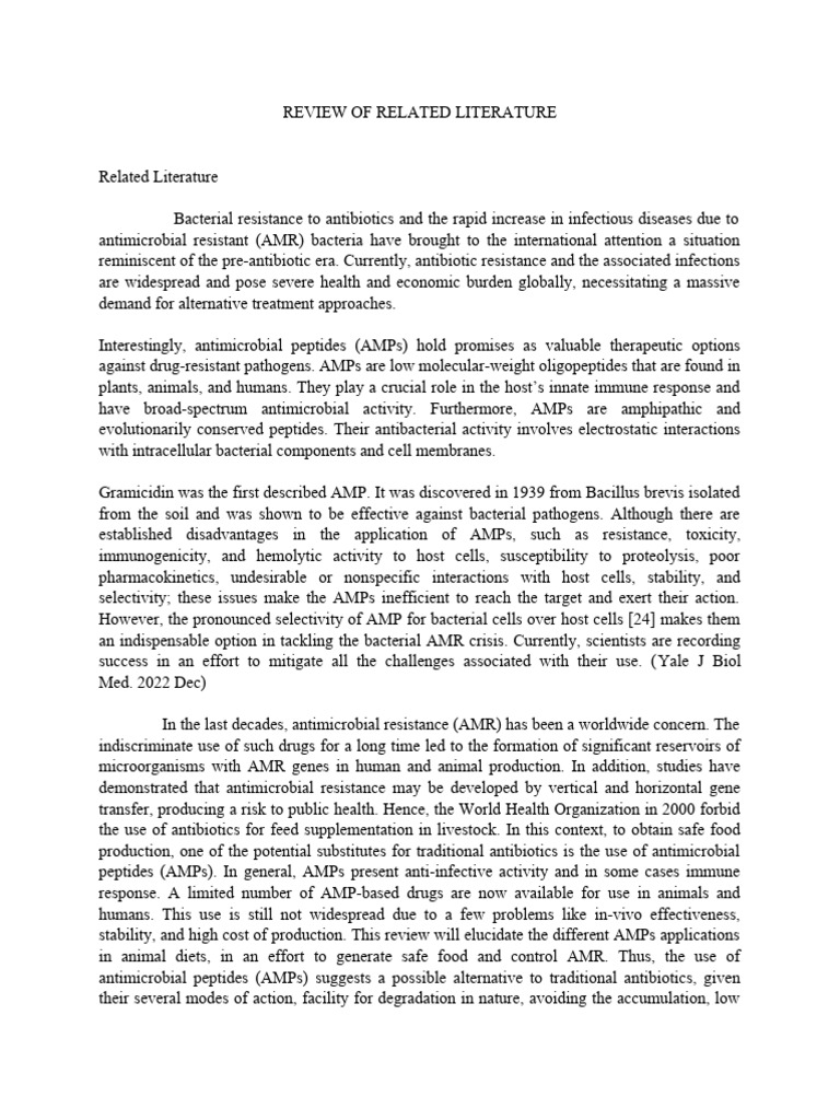 Review of Related Literature and Studies | PDF | Antimicrobial ...