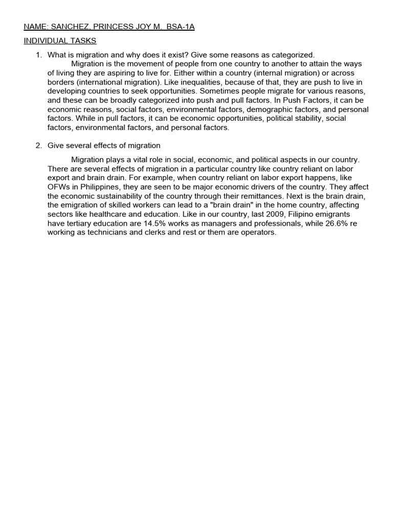 COntemporary Essays | PDF | Human Migration | Human Capital Flight