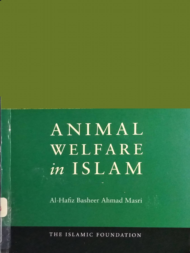 00 ANIMAL WELFARE in ISLAM by Al-Hafiz Basheer Ahmad Masri | PDF | God ...