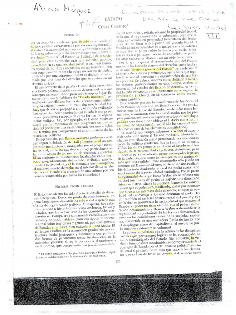 Cansino Cesar-Estado, Historia Del Arte | PDF