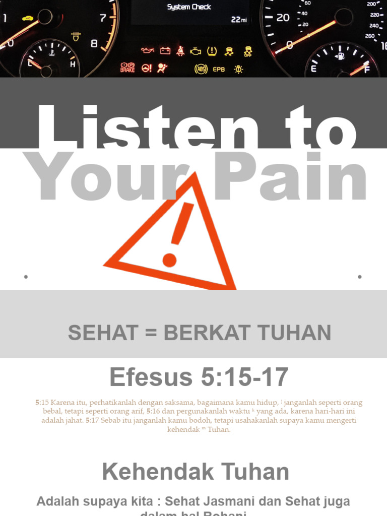 Listen To Your Pain | PDF