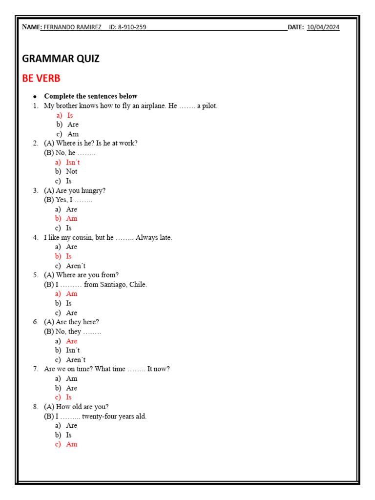 Taller 2 Ingles | PDF