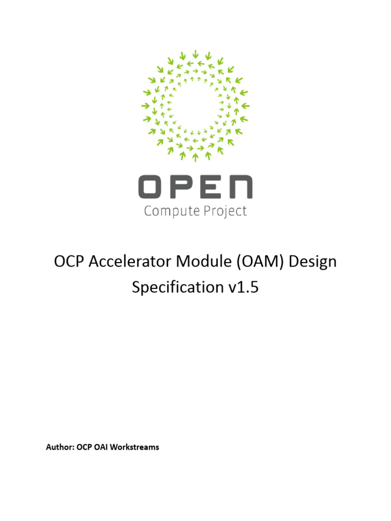 Ocp Accelerator Module Design Specification - v1p5 - Final - 20220223 ...