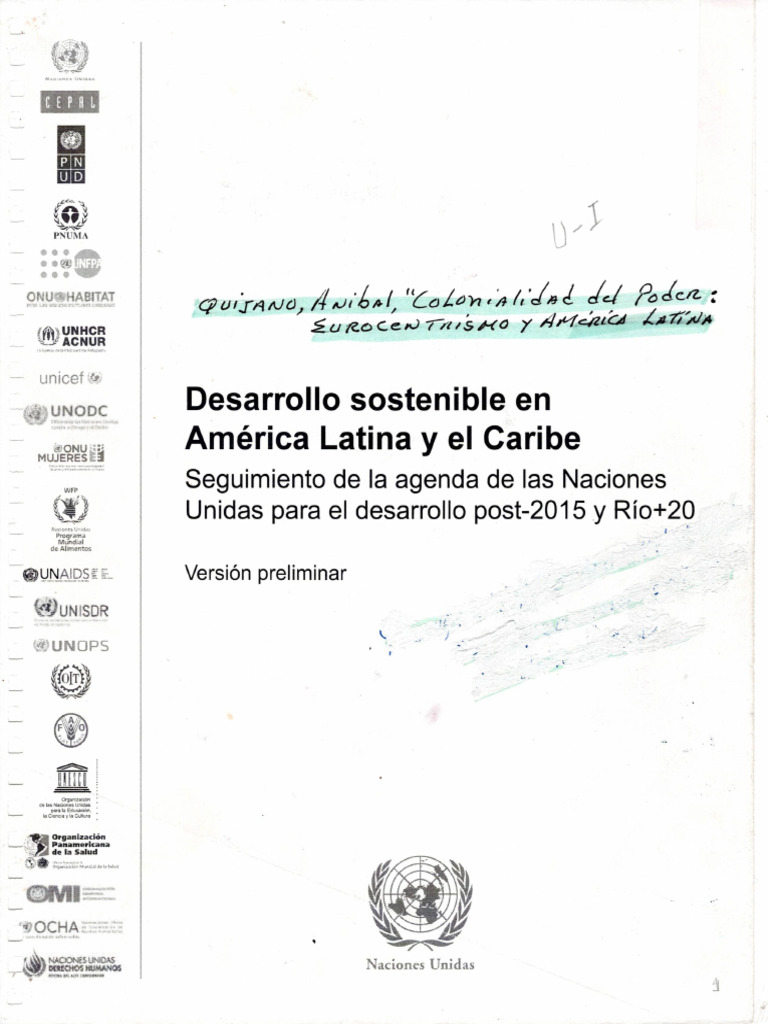 L5 Colonialidad Del Poder, Eurocentrismo y América Latina Quijano ...