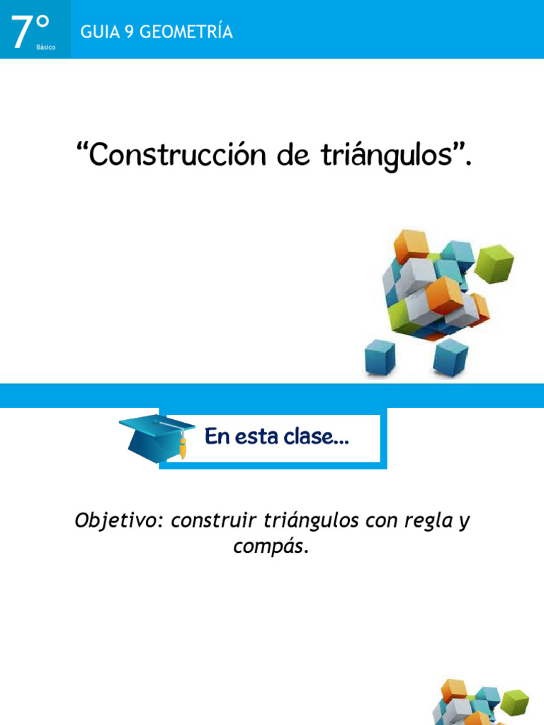Construcción de Triángulos: Guía Práctica | PDF | Triángulo | Geometría ...