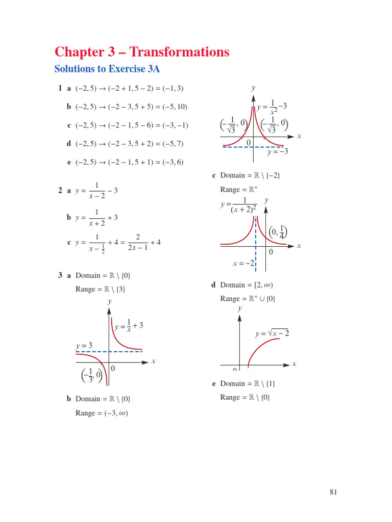 Cambridge Methods 3&4_Chapter 3 - Transformations - solutions | PDF ...