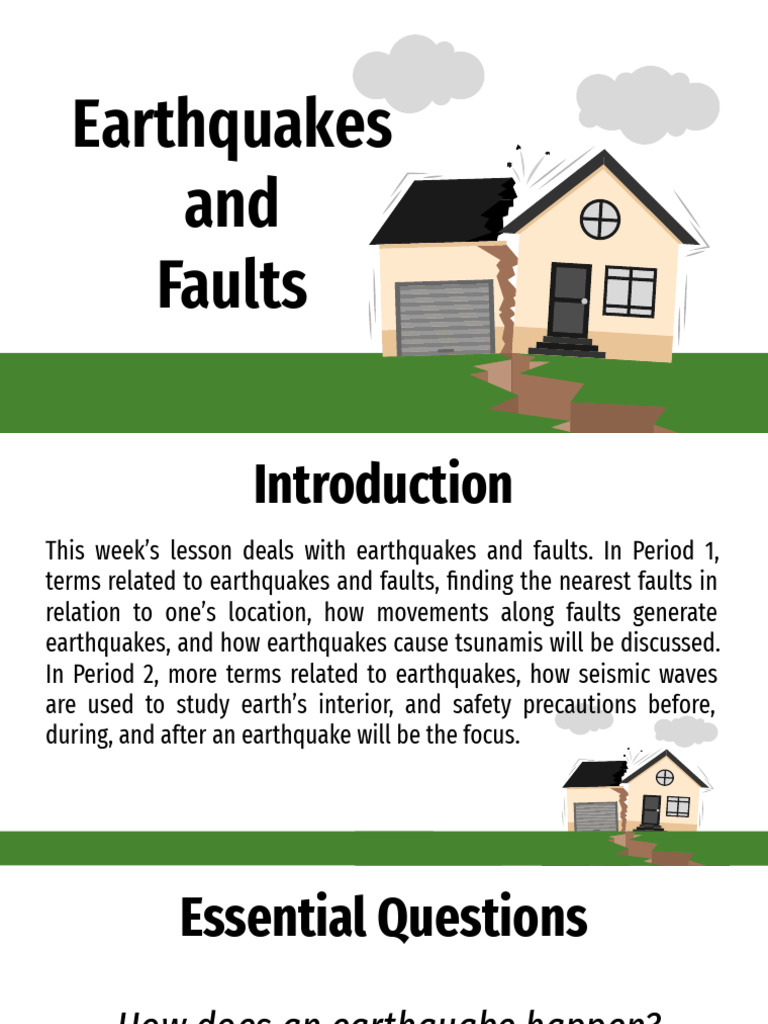 Earthquake - Layers of the Earth | PDF | Fault (Geology) | Earthquakes