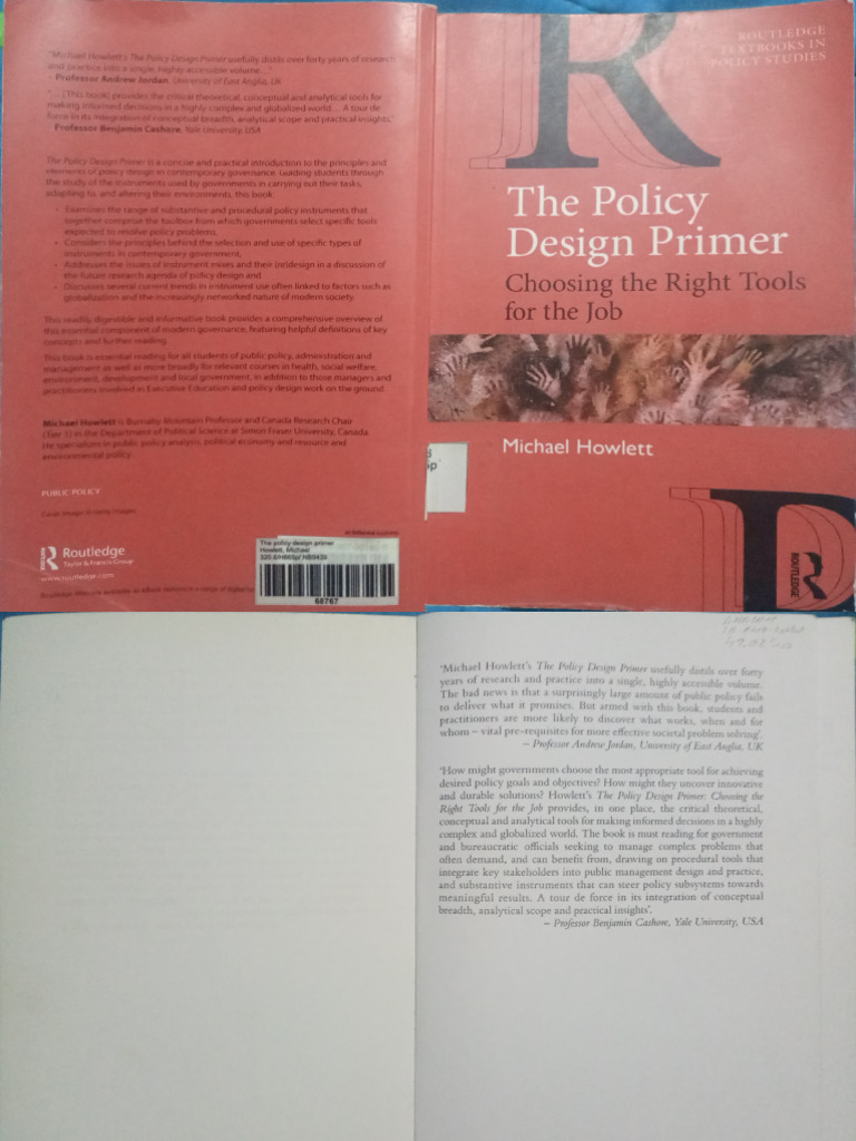 The Policy Design Primer. Choosing The Right Tools For They Job | PDF ...