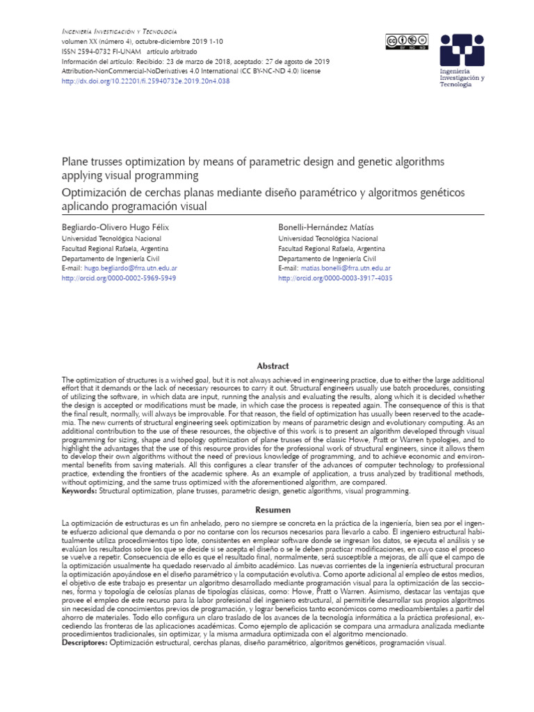 Optimizing Plane Trusses with SAP2000 | PDF | Mathematical Optimization | Truss