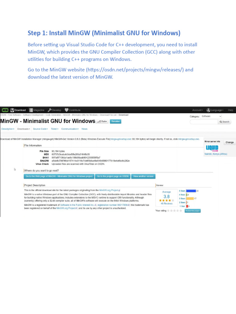 OOP Assigment 1 (How To Install VS Code) | PDF