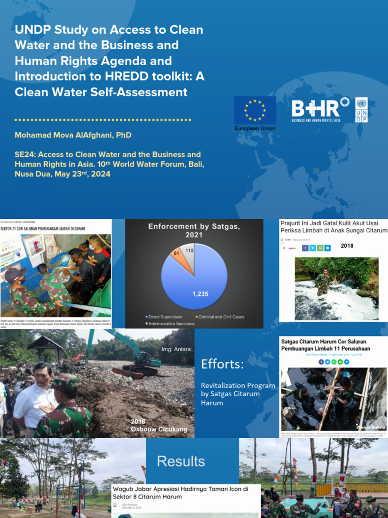 HREDD Launch WWF Bali-2 | PDF | Hazards | Reclaimed Water