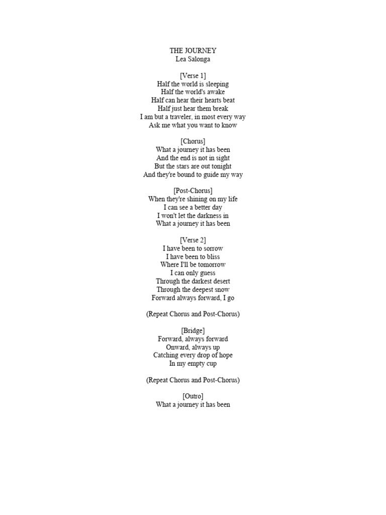 The Journey: A Graduation Anthem | PDF