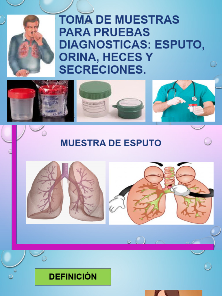 Procedimiento de Toma de Muestra de Esputo | PDF | Laboratorios | Tos