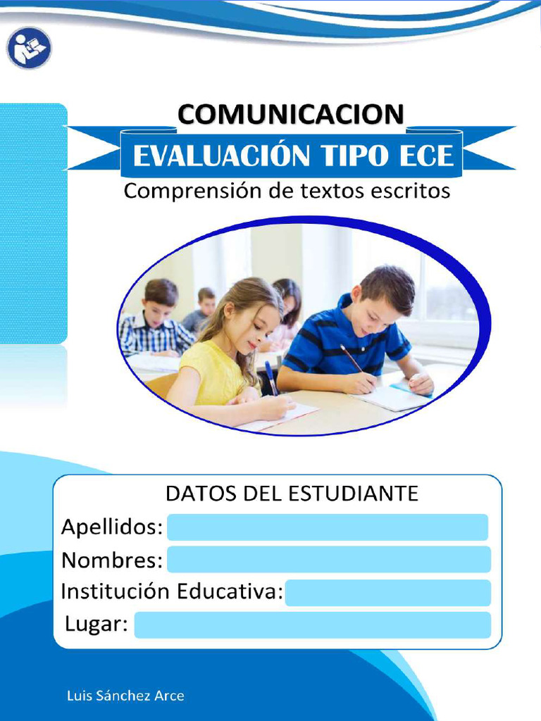 Evaluación Tipo ECE Área Comunicación | Descargar gratis PDF ...