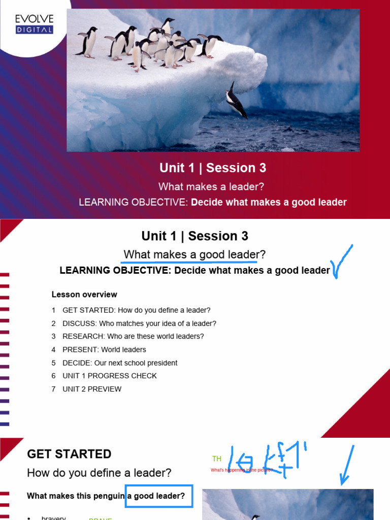 Unit 1 - Session 3: What Makes A Leader? | PDF | Human Communication