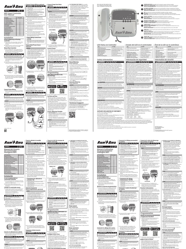 Manual de Usuario Rain Bird ARC8 (Español - 2 Páginas) | Download Free ...