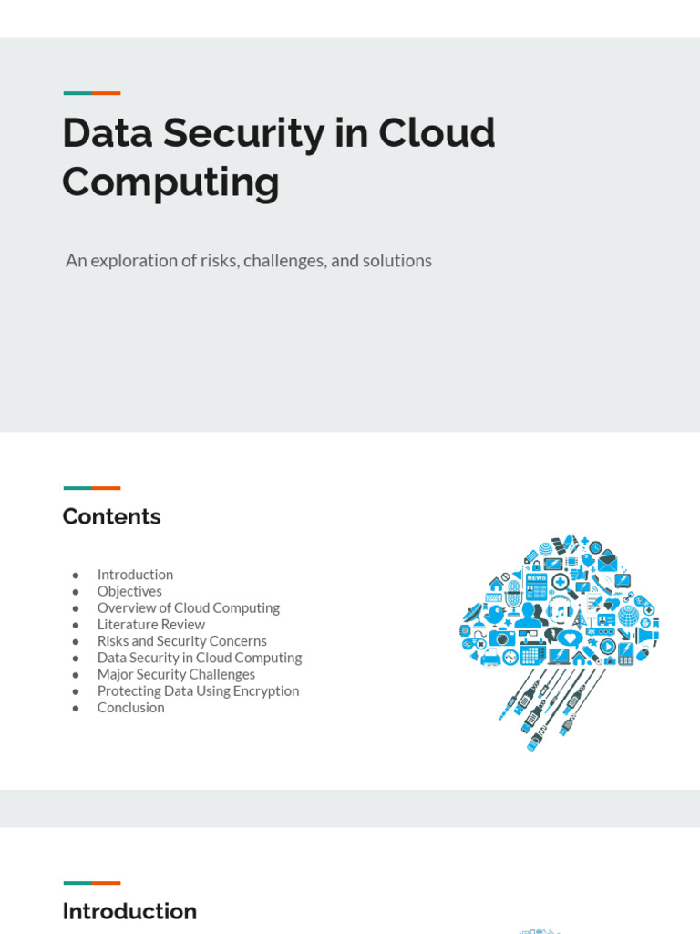 Data Security in Cloud Computing: An Exploration of Risks, Challenges, and Solutions | PDF ...