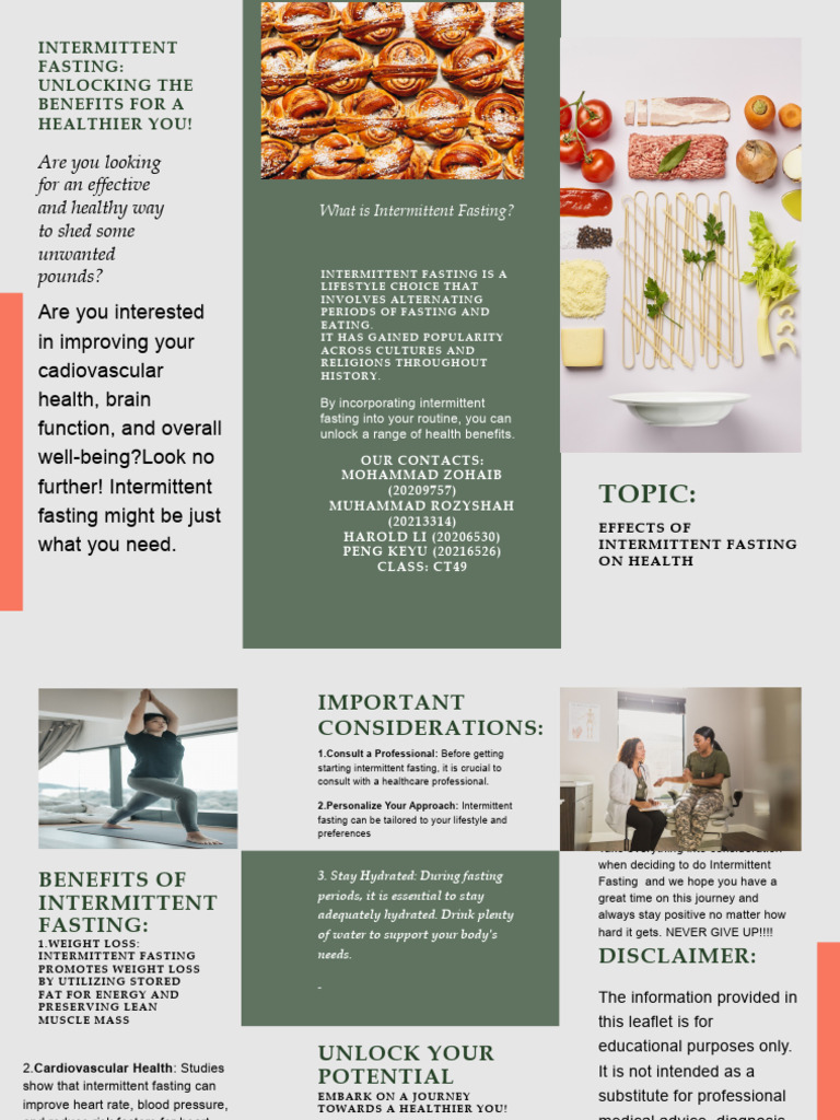 Healthy Living Group Leaflet Topic 1 | PDF | Causes Of Death | Medicine