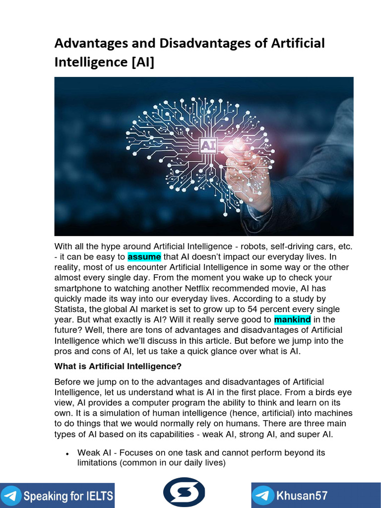 Artificial Intelligence | Download Free PDF | Artificial Intelligence | Intelligence (AI ...