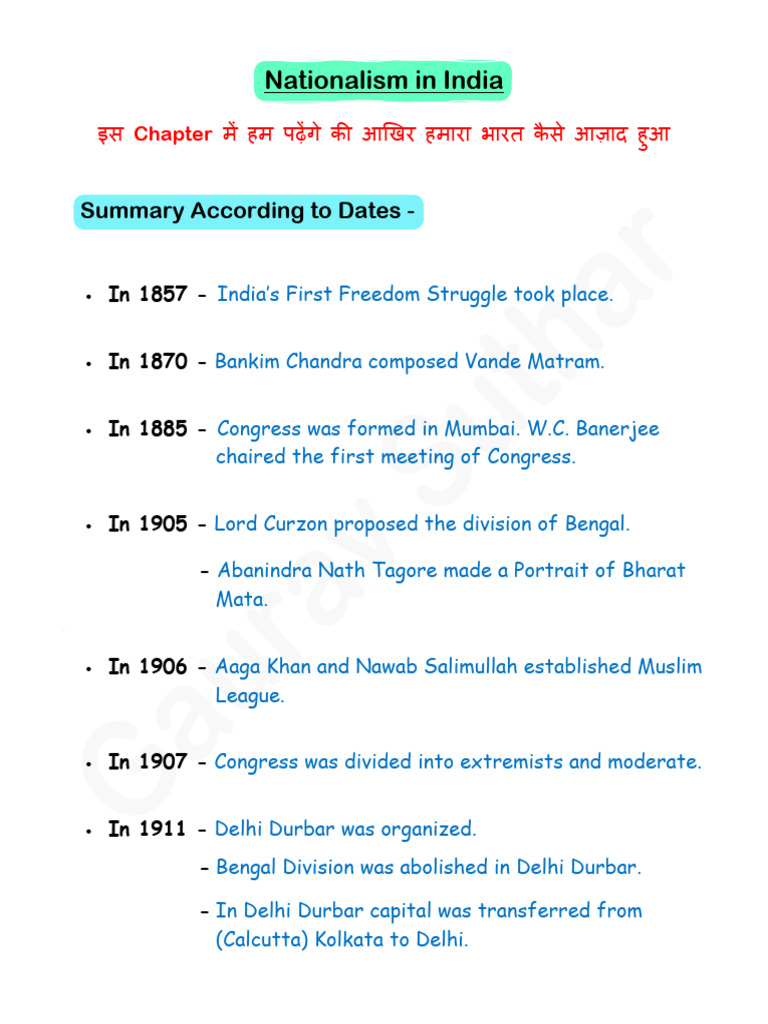 Nationalism and Freedom Struggle in India | PDF | Mahatma Gandhi ...