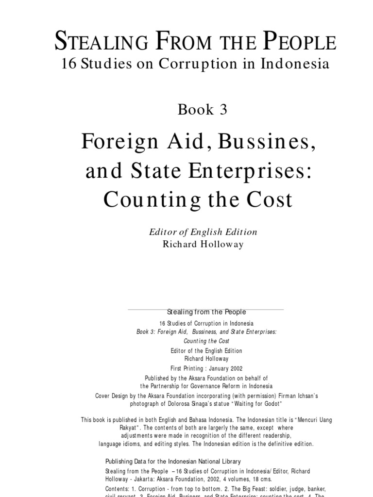 Stealing From the People 3 | PDF | Political Corruption | Economic Growth