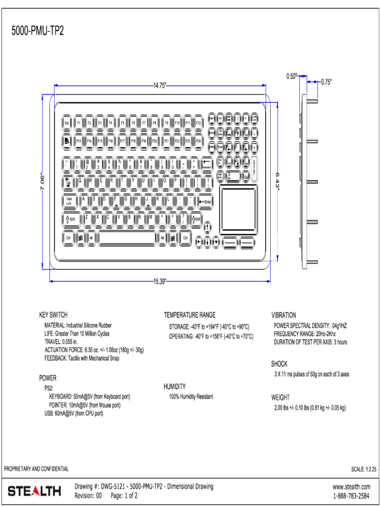 Industrial Silicone Rubber Key Switch Specs | PDF | Input/Output
