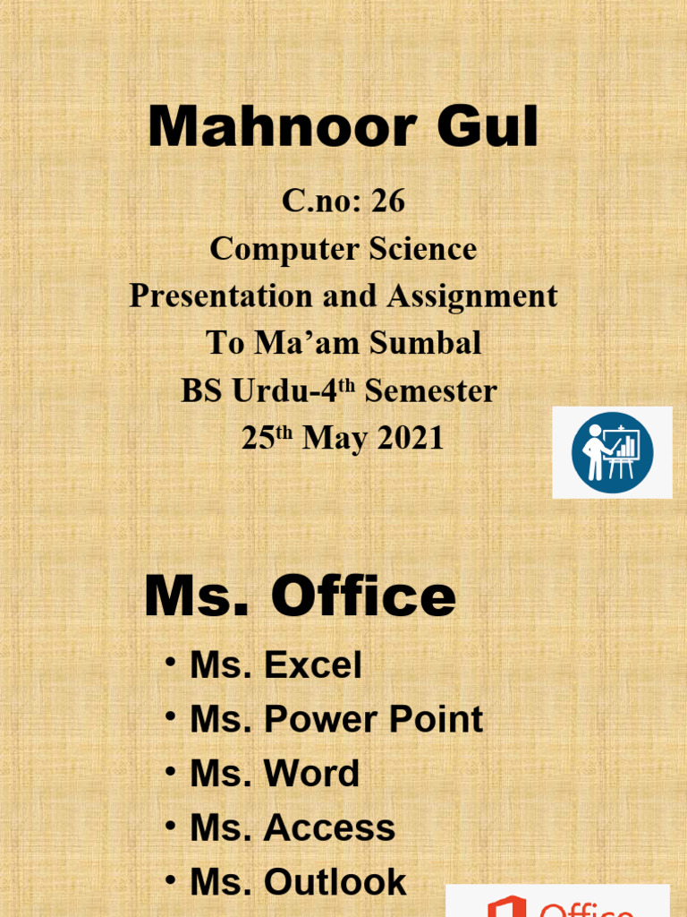 Presentation By Mahnoor Gul Pdf Microsoft Office Microsoft Power Point