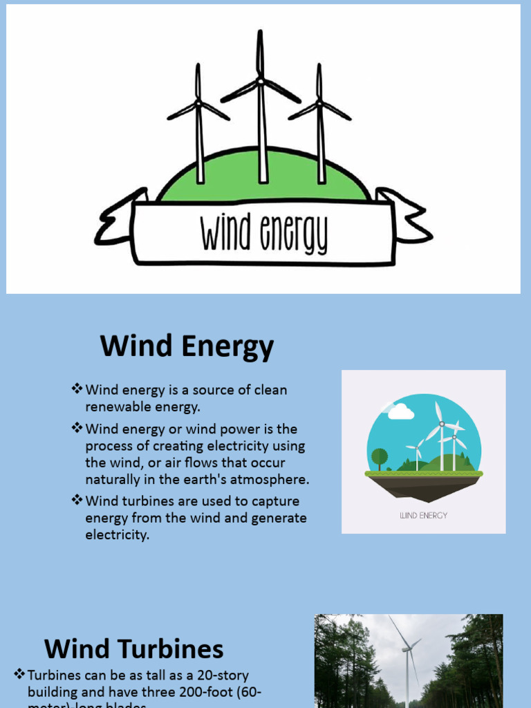 Wind Energy | PDF | Wind Power | Wind Turbine