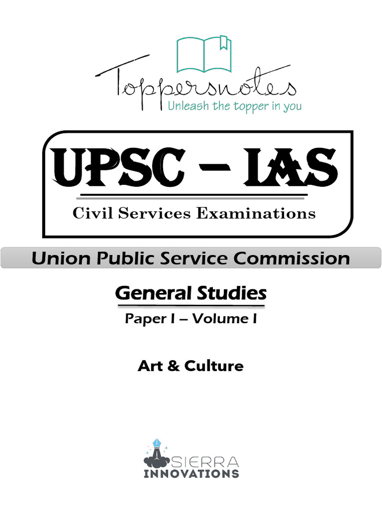 Sample G.S. Paper - 1 Volume - 1 Art Culture | PDF | Temple