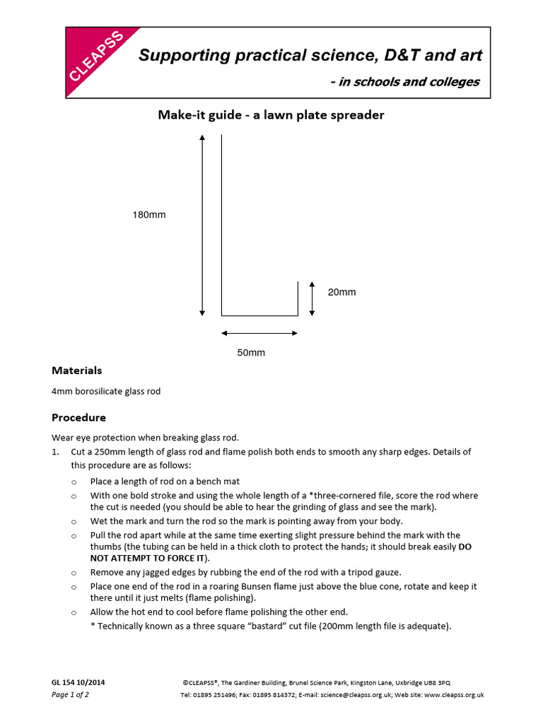 GL154 Make It Guide A Lawn Plate Spreader | PDF | Equipment