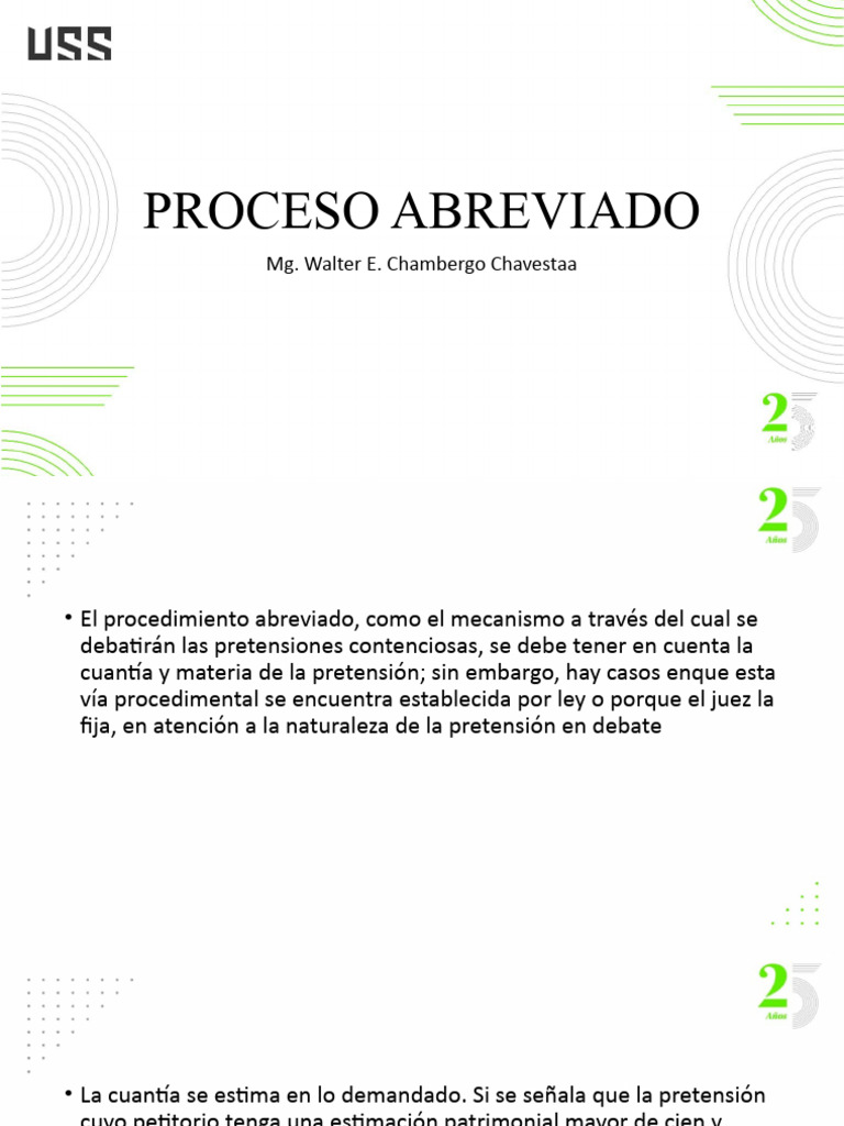 SEXTA PROCESO ABREVIADO | PDF | Demanda judicial | Ley procesal