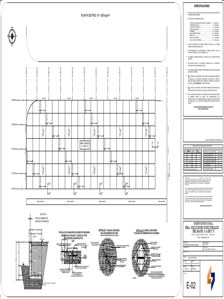 E02-Patio Sur-2do Bloque | PDF | Ingeniero civil | Materiales