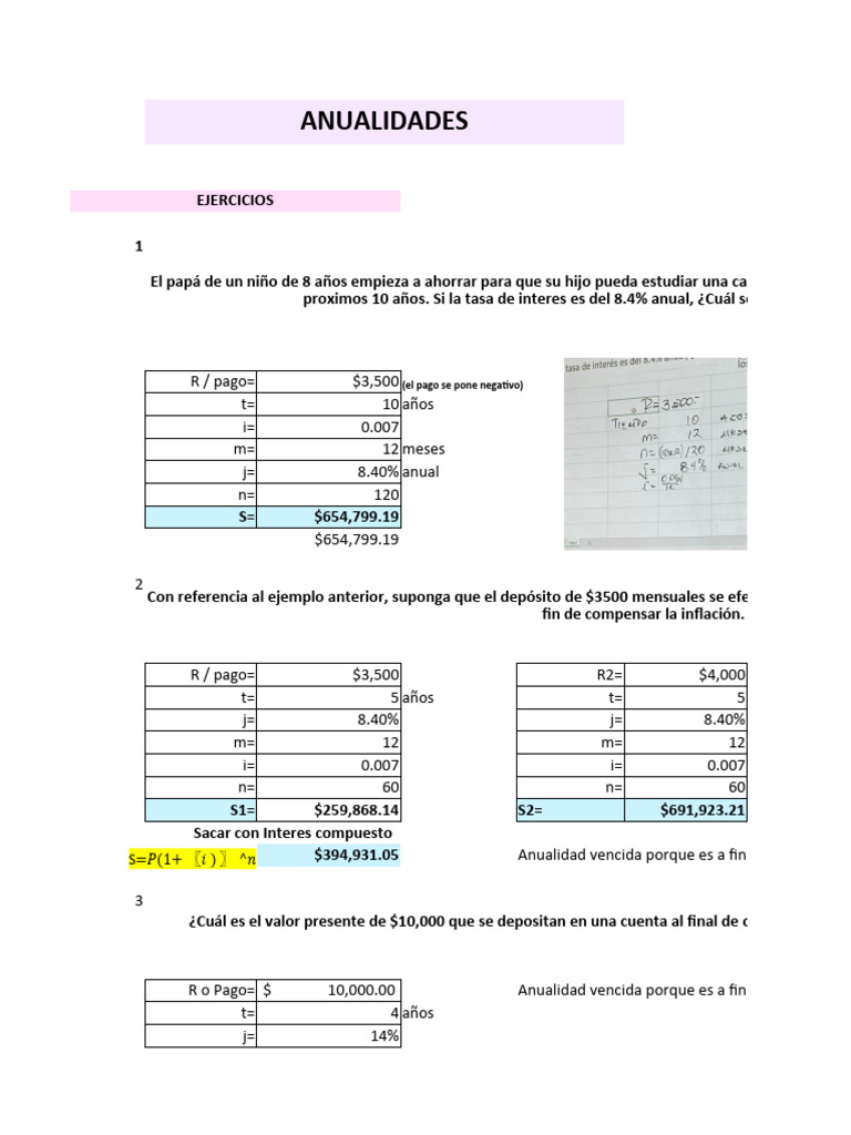 Apuntes Mate Fin | PDF | Interés | Contabilidad financiera